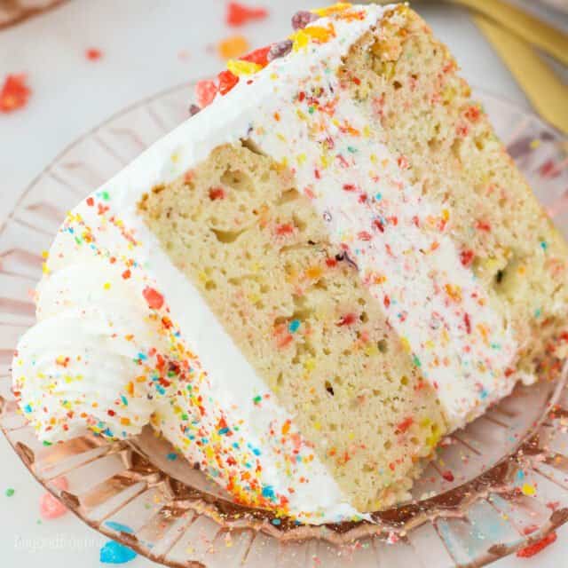 Easy Fruity Pebbles Ice Cream Cake | Beyond Frosting