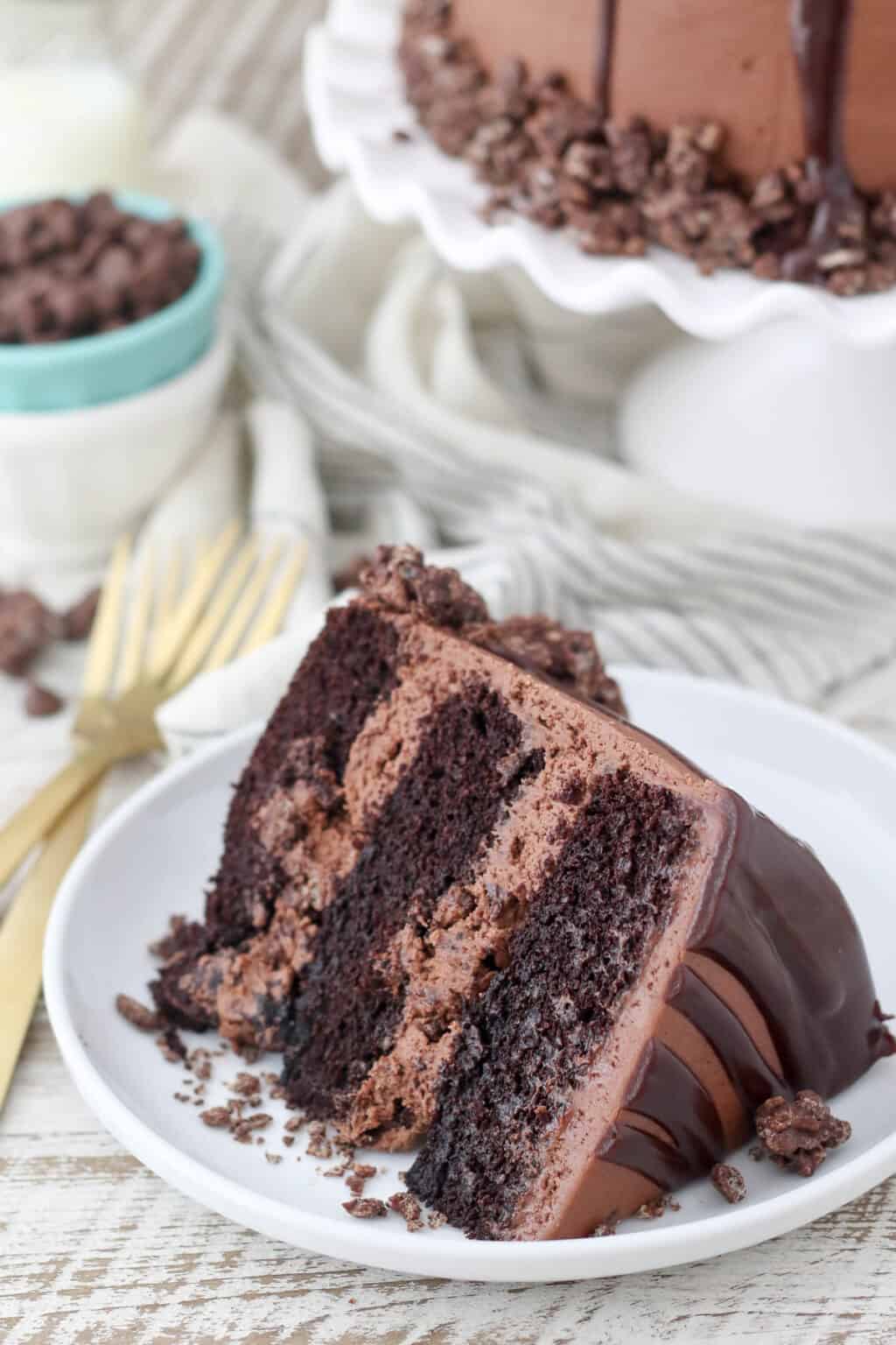 French Silk Chocolate Cake | Beyond Frosting