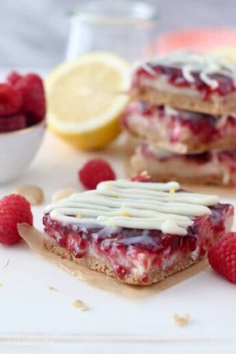 Easy Lemon Raspberry Magic Cookie Bars | Beyond Frosting