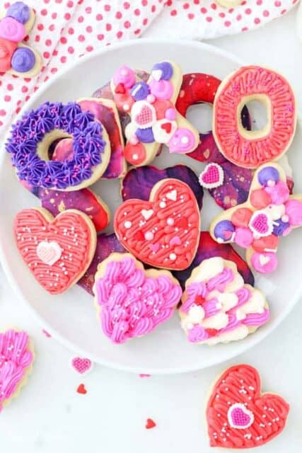 Easy Valentine's Day Sugar Cookies Recipe | Beyond Frosting