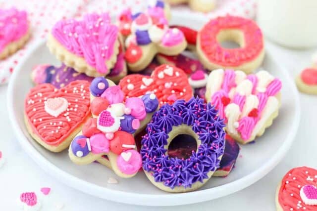 Easy Valentine's Day Sugar Cookies Recipe | Beyond Frosting