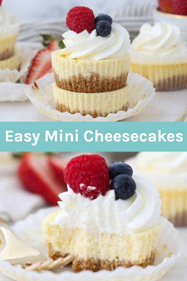 Mini Cheesecakes | Easy Cheesecake Recipe