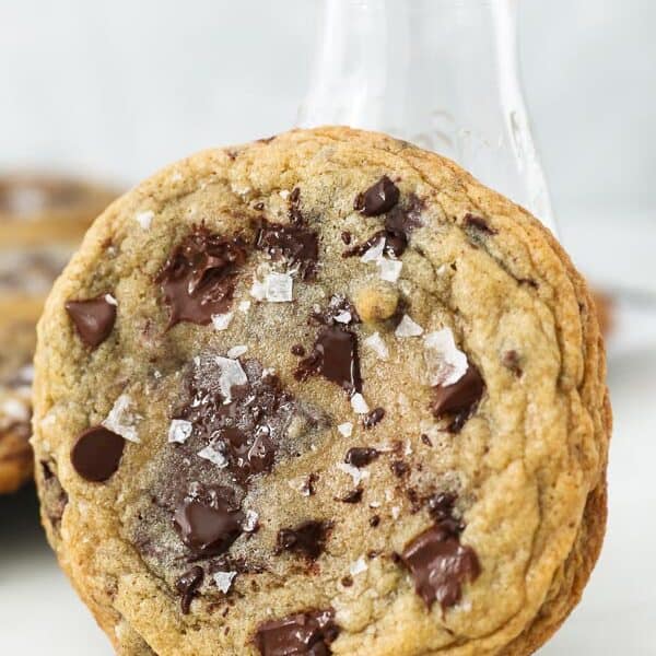 Giant Chocolate Chip Cookies | Thick & chewy bakery style cookies