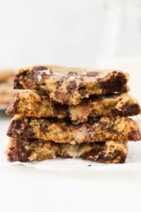 Giant Chocolate Chip Cookies | Thick & chewy bakery style cookies
