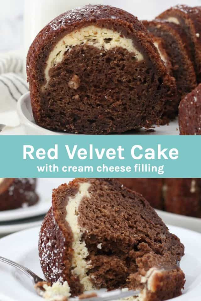 Red Velvet Cake with Cream Cheese Filling | Natrually Dyed with Beets