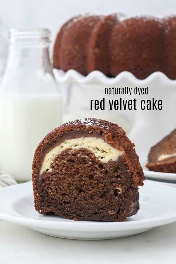 Red Velvet Cake with Cream Cheese Filling | Natrually Dyed with Beets
