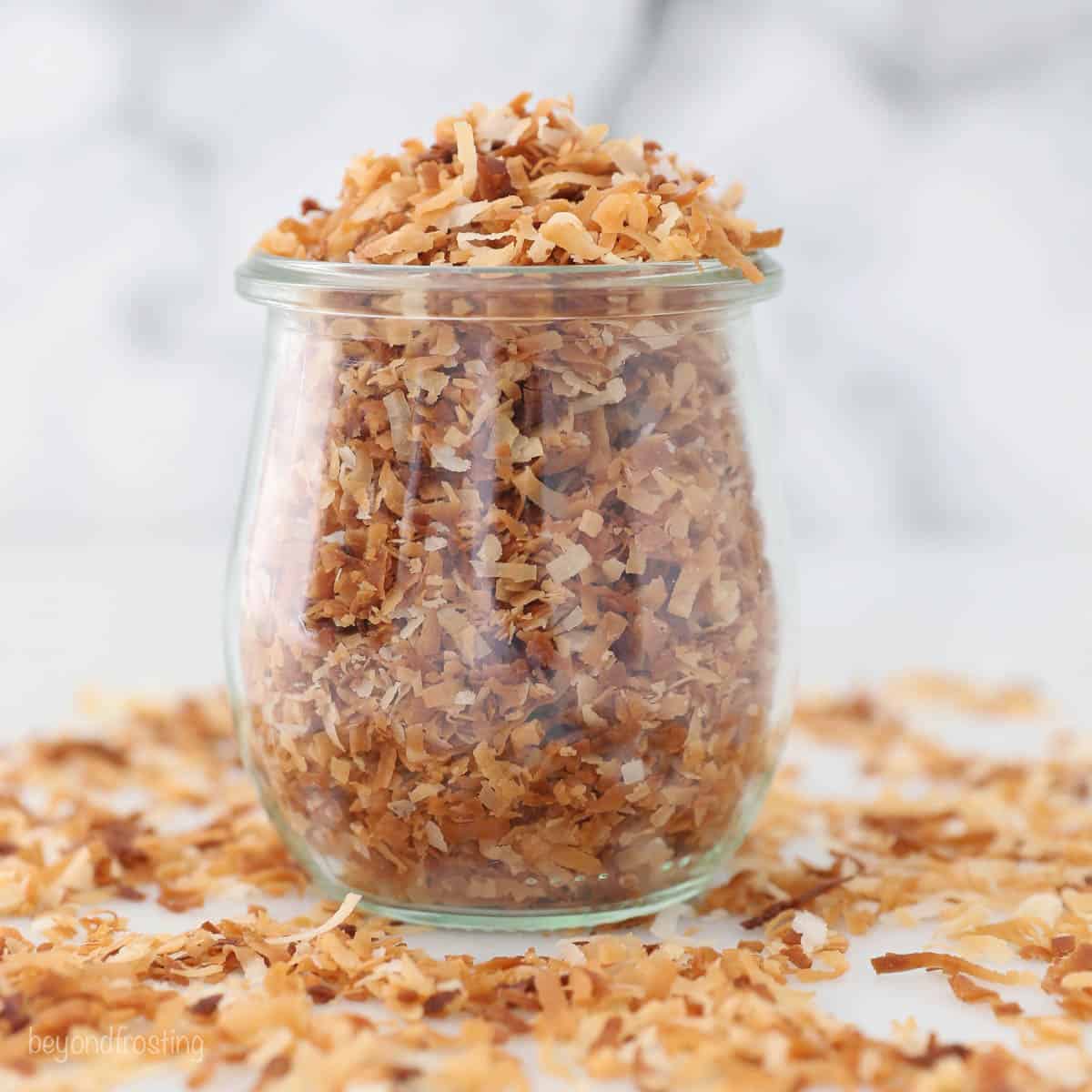 How to Toast Coconut (2 Easy ways!) | Beyond Frosting