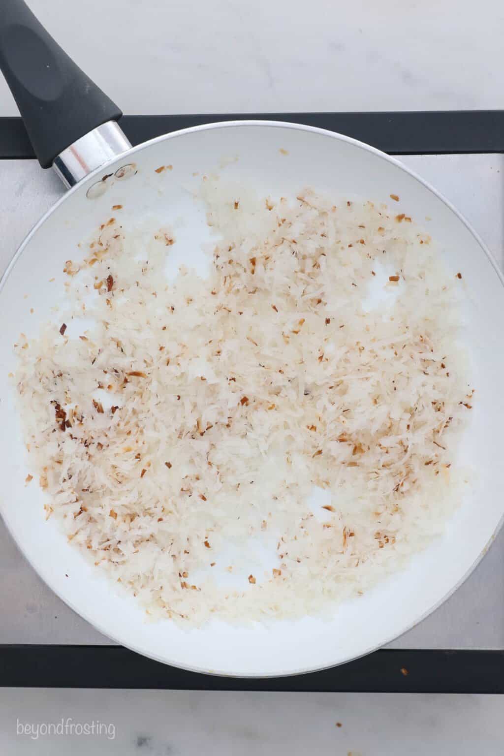 How to Toast Coconut (2 Easy ways!) | Beyond Frosting