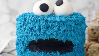 Cookie Monster Smash Cake Centrepiece Cakes Absolutely Loved