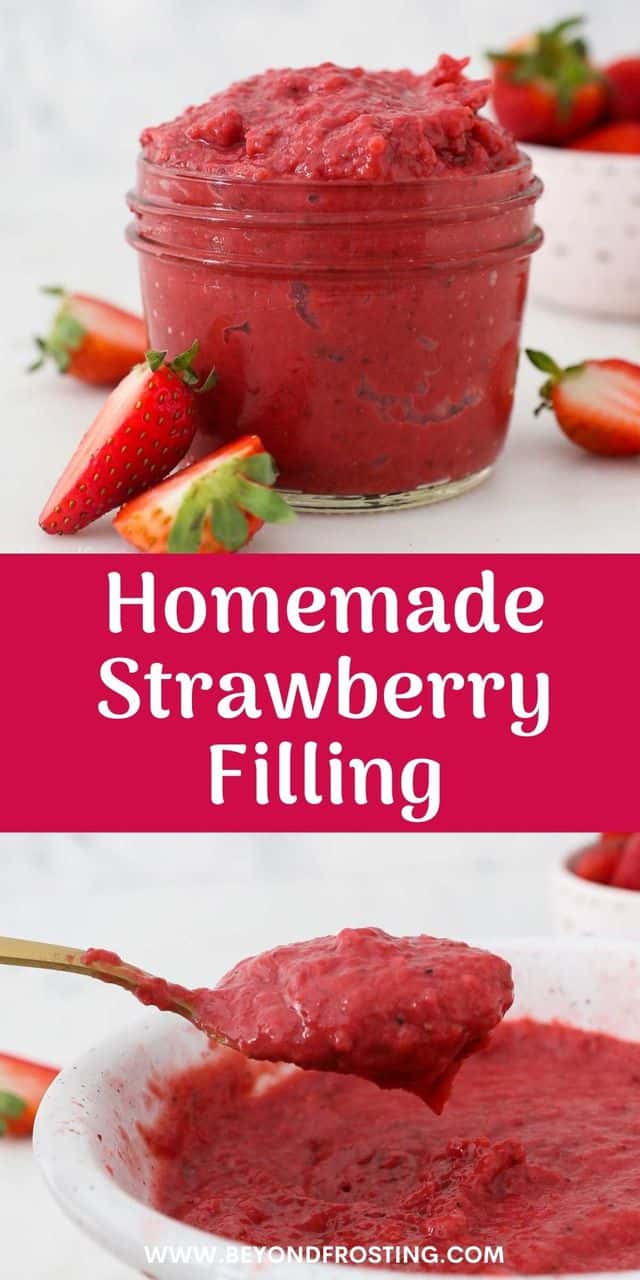 Sweet Strawberry Filling for Cakes, Pies, Trifles & More! | Beyond Frosting