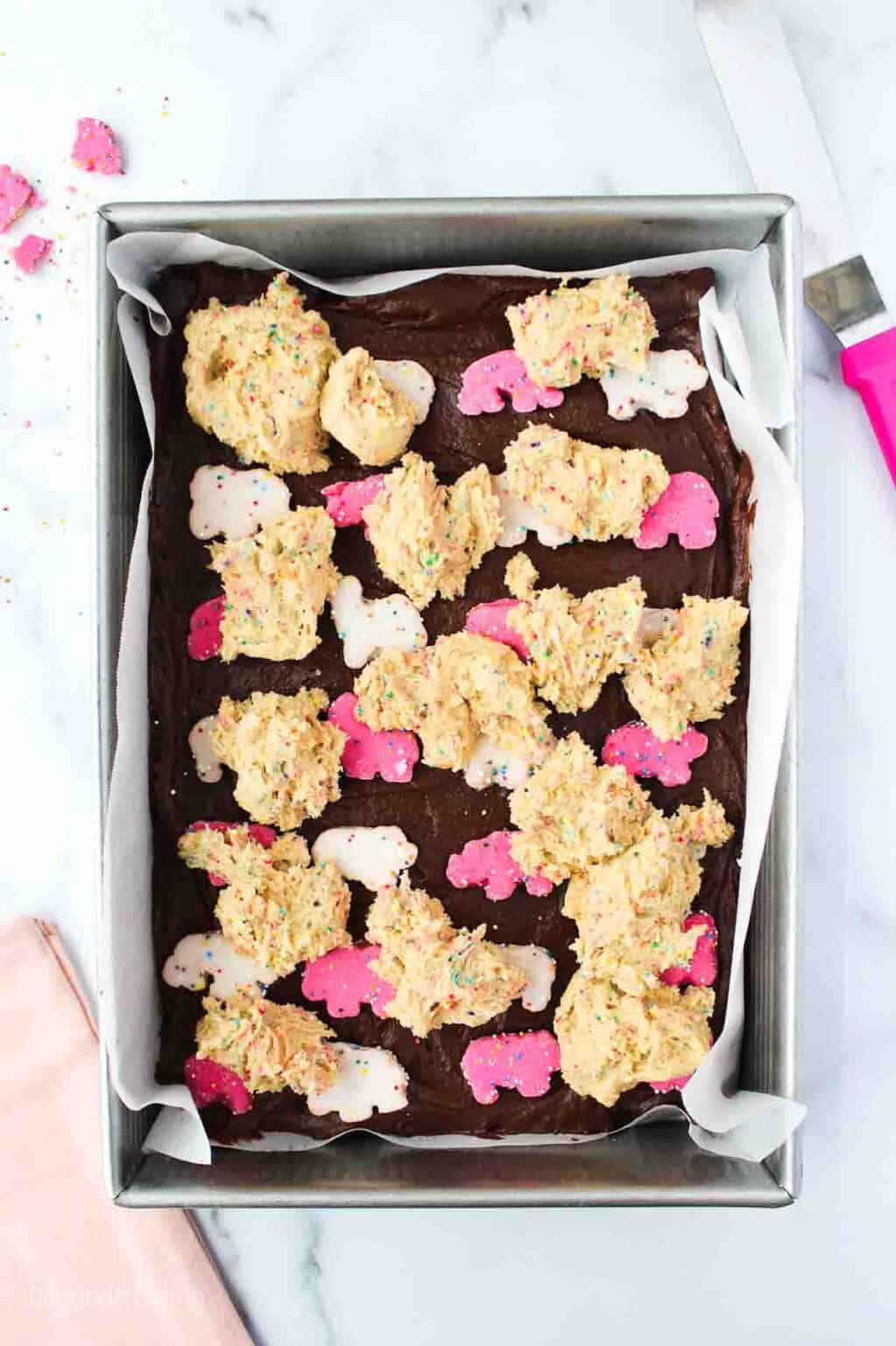 Homemade Frosted Circus Animal Brookies Recipe | Beyond Frosting