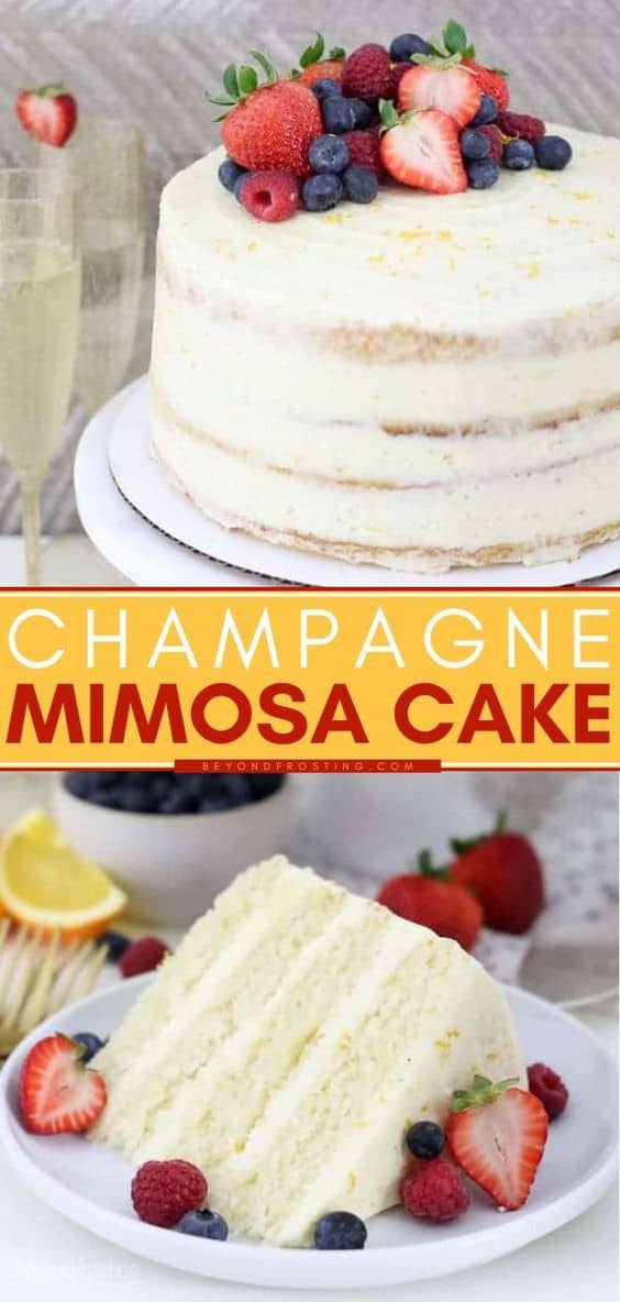 Mimosa Cake Recipe - Beyond Frosting