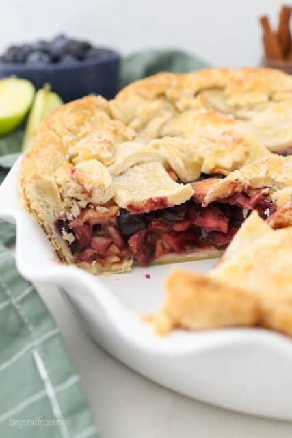 Apple Blueberry Pie - Beyond Frosting
