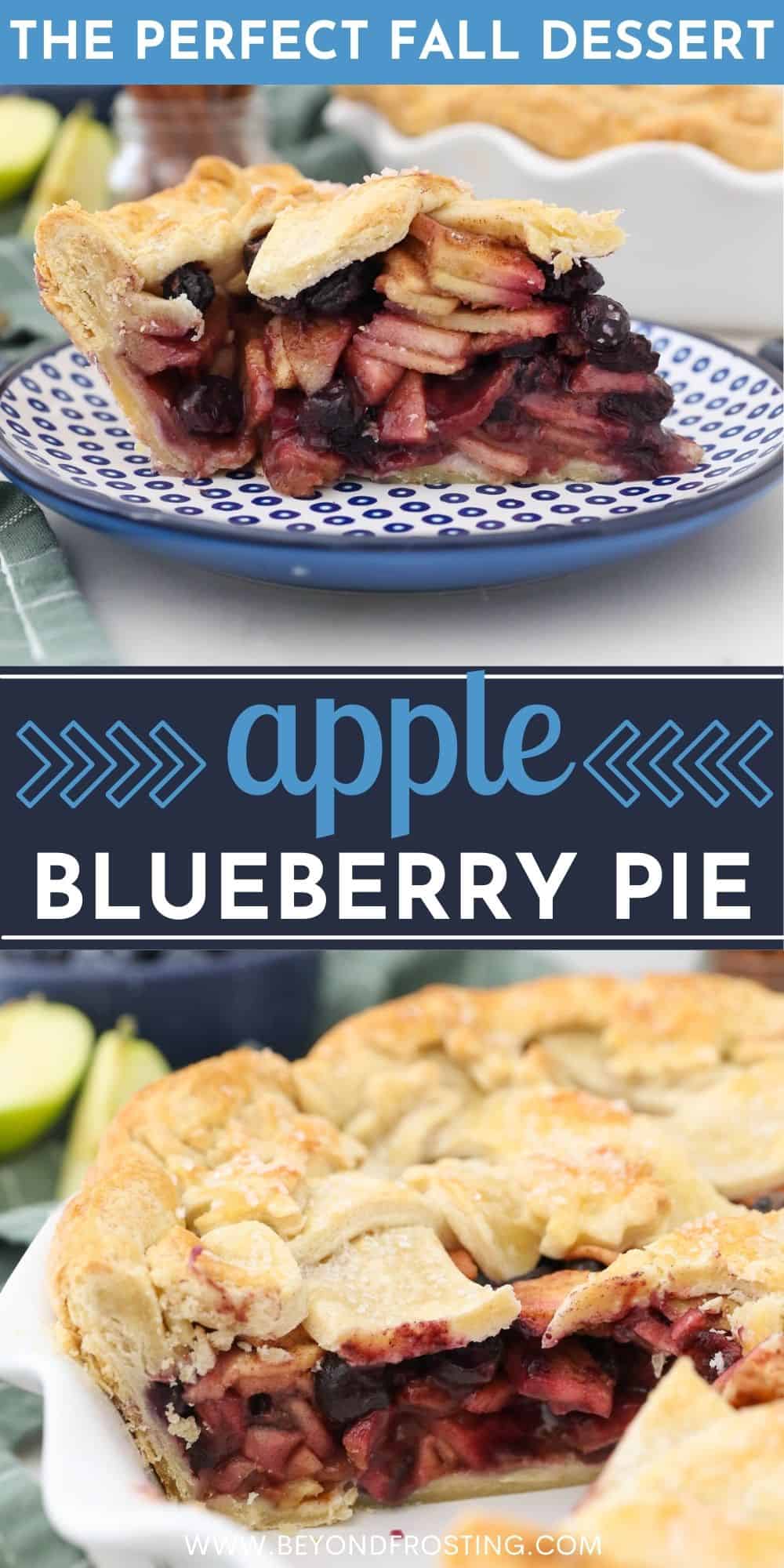 Apple Blueberry Pie - Beyond Frosting