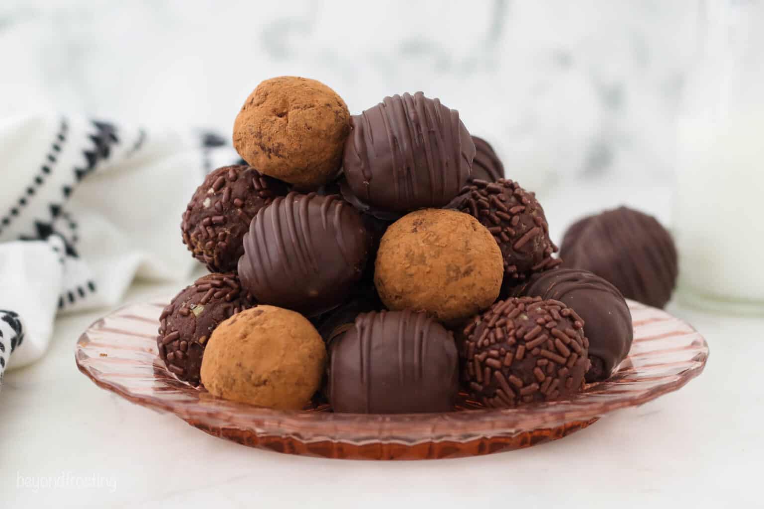 Chocolate Rum Balls (Easy & No-Bake!) | Beyond Frosting