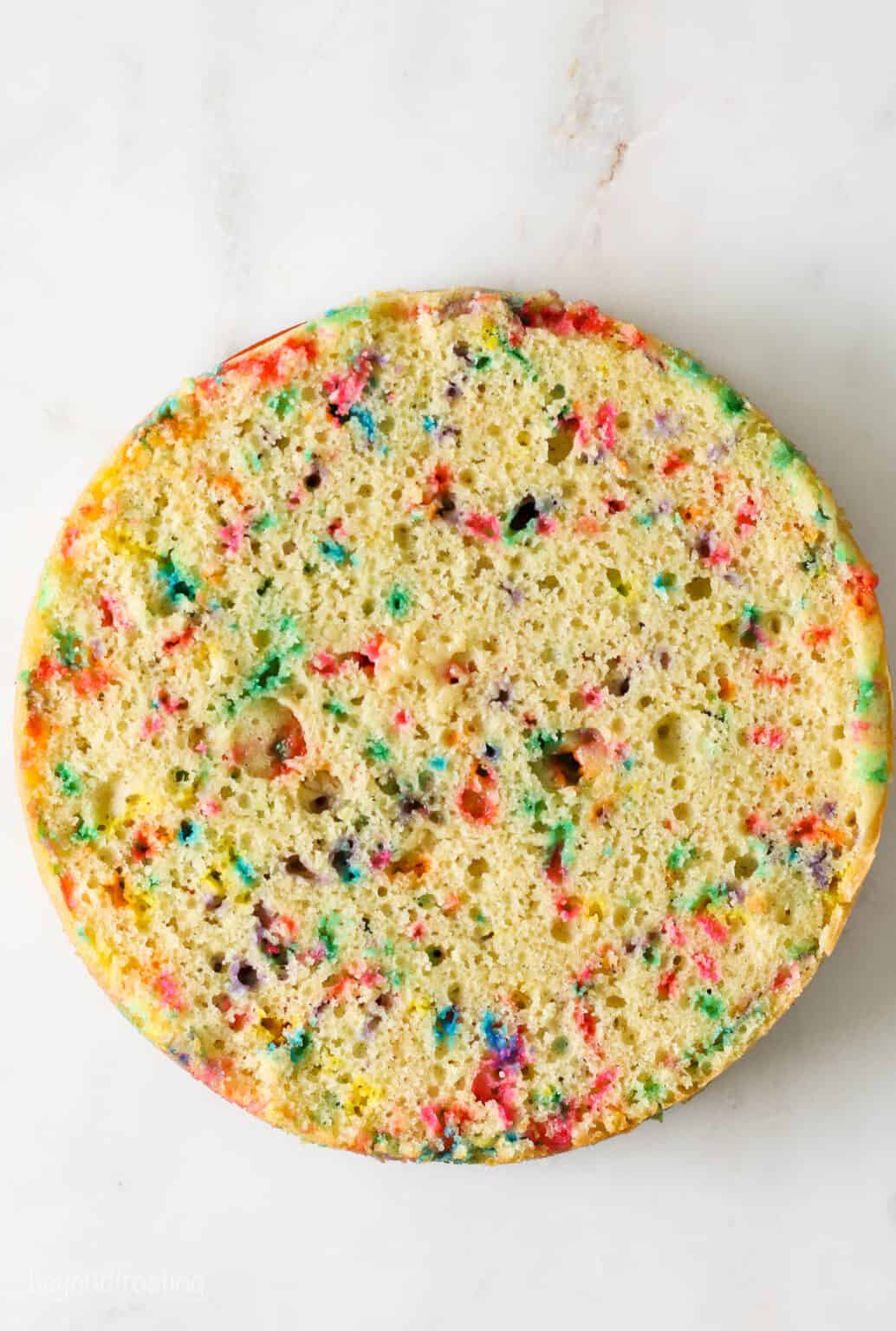Homemade Funfetti Ice Cream Cake | Easy Birthday Cake Ideas