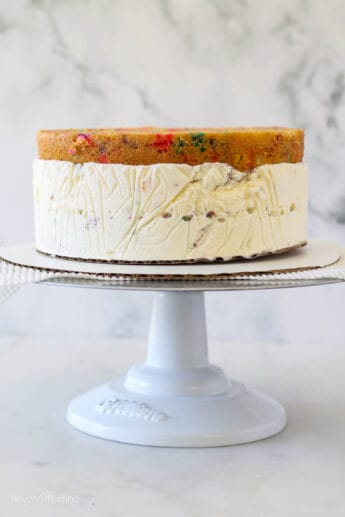 Homemade Funfetti Ice Cream Cake | Easy Birthday Cake Ideas