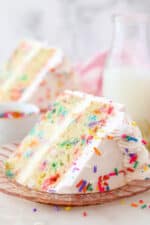 Homemade Funfetti Ice Cream Cake | Easy Birthday Cake Ideas