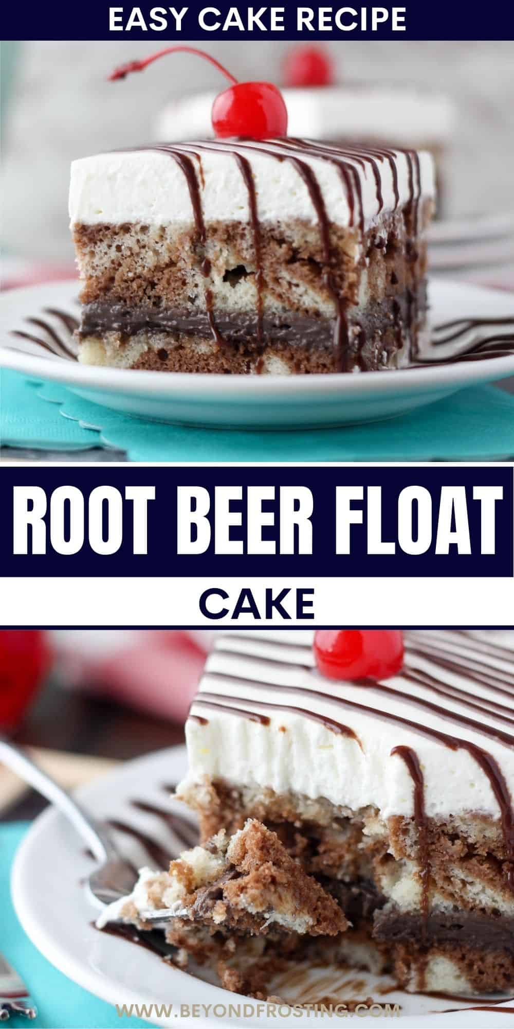 Root Beer Float Cake - Beyond Frosting