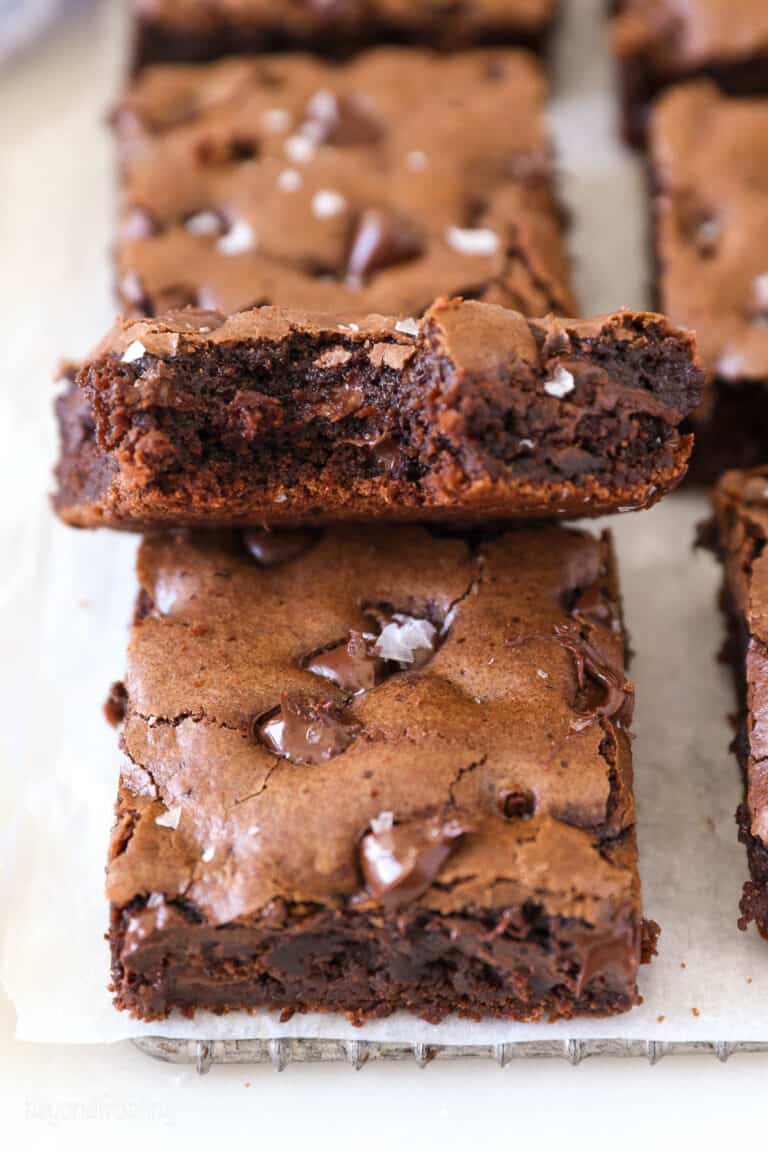 Easy Cocoa Powder Brownies l Beyond Frosting