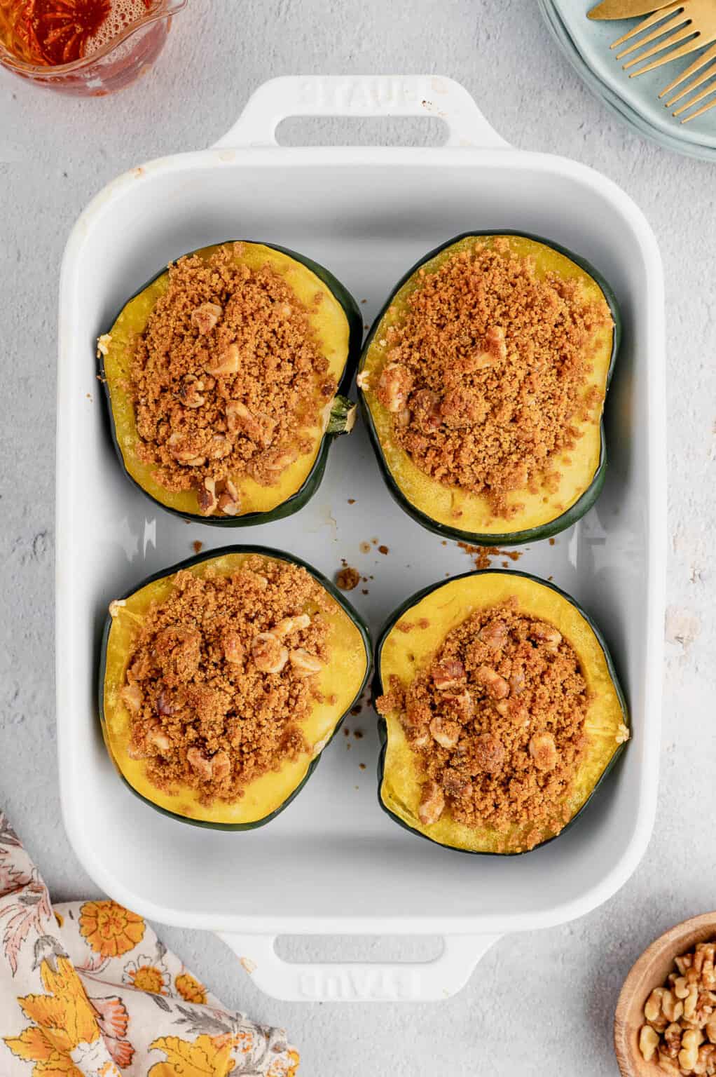 Baked Acorn Squash | Beyond Frosting