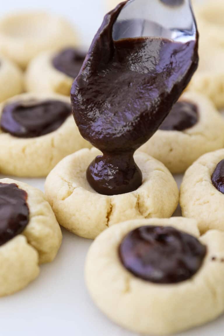 Chocolate Thumbprint Cookies | Beyond Frosting