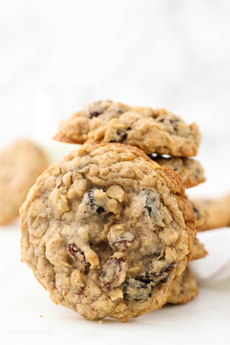 Soft & Chewy Oatmeal Raisin Cookies Recipe | Beyond Frosting