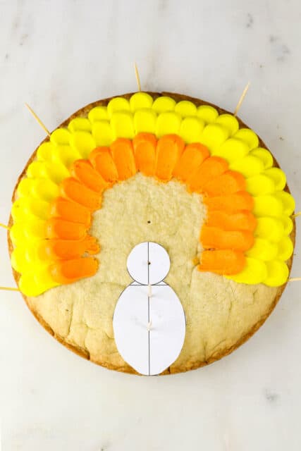 Easy Turkey Cake | Sugar Cookie Cake with Buttercream