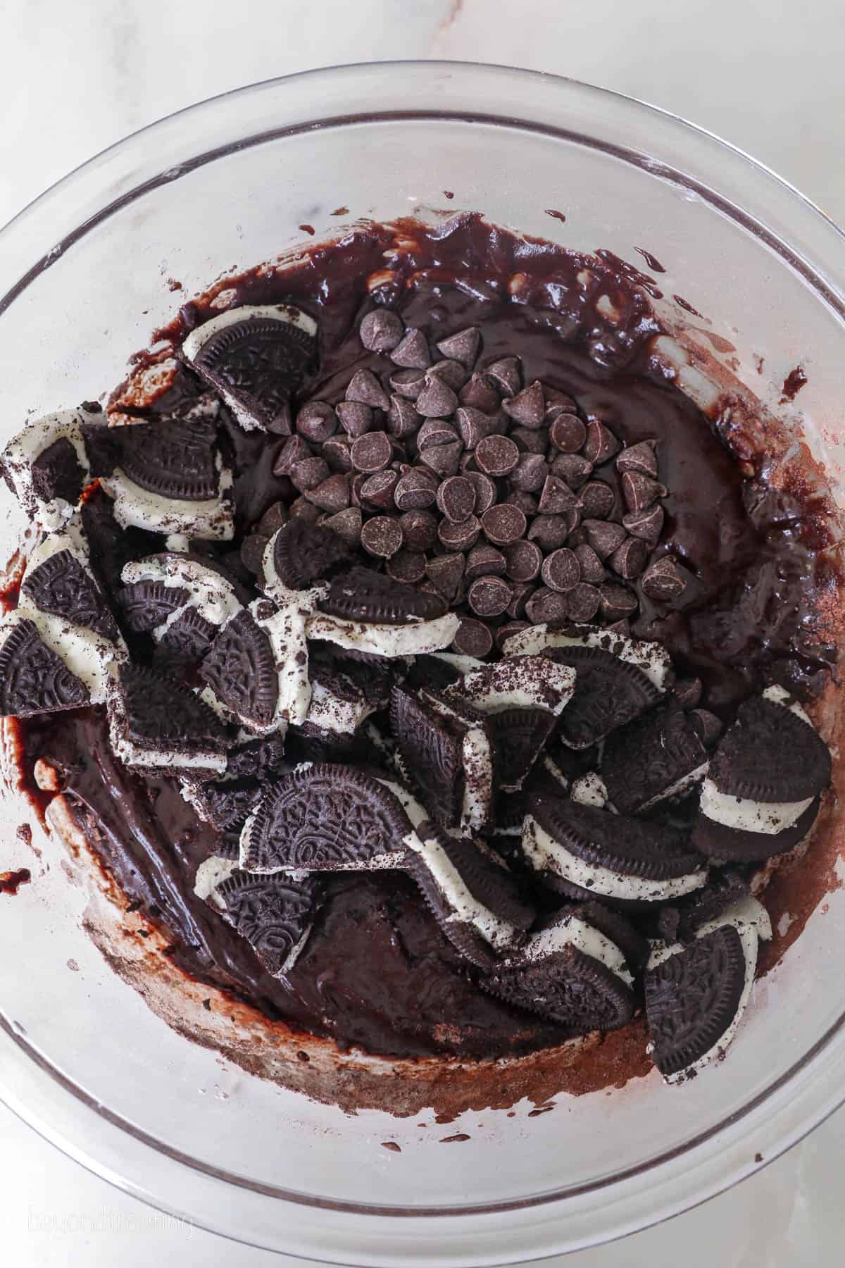 Easy Oreo Brownies | Beyond Frosting