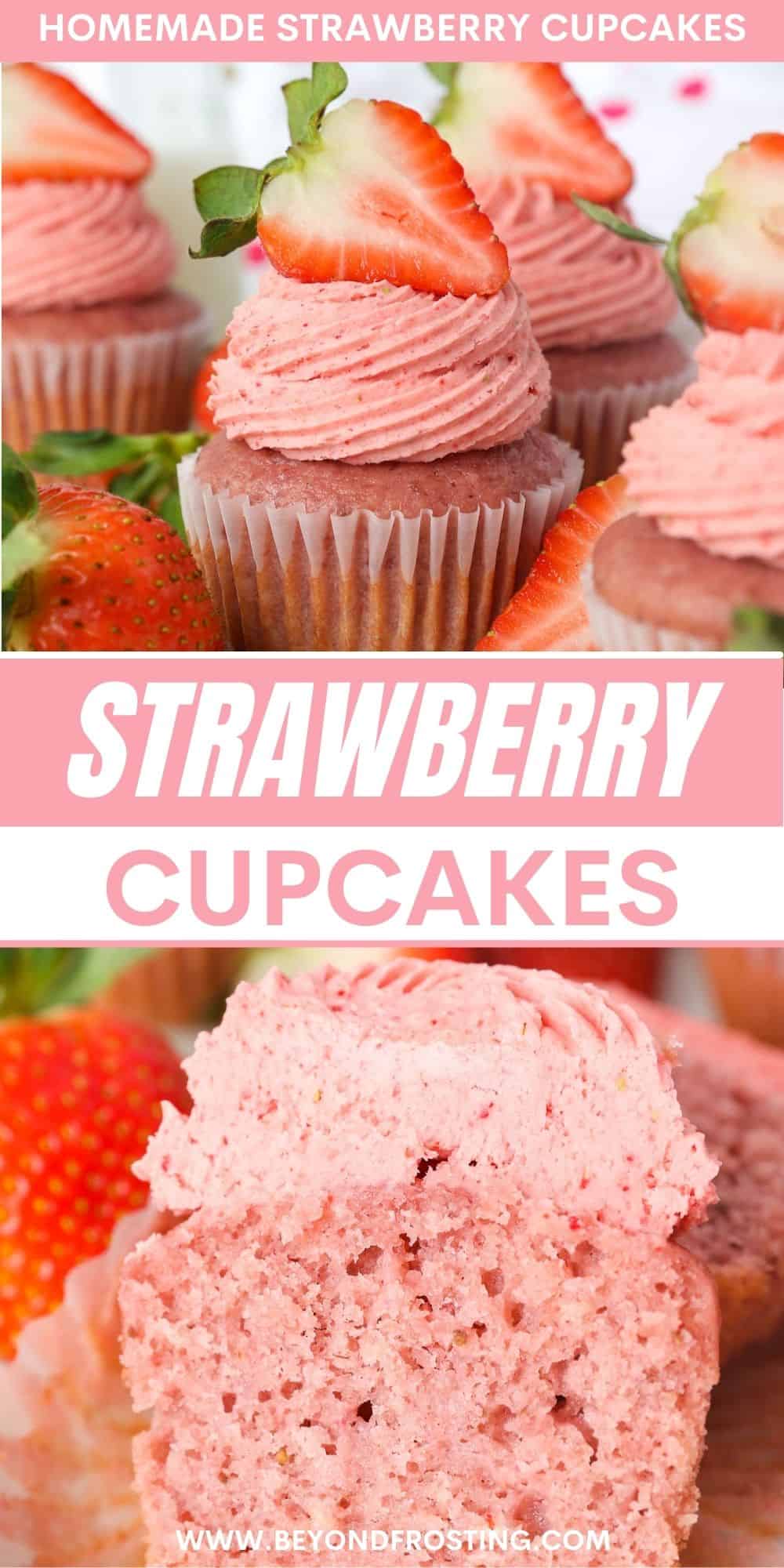 Strawberry Cupcakes Recipe | Beyond Frosting