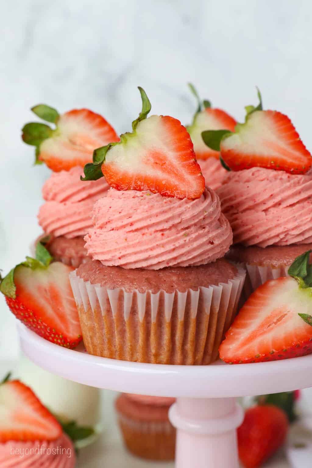Strawberry Cupcakes Recipe | Beyond Frosting