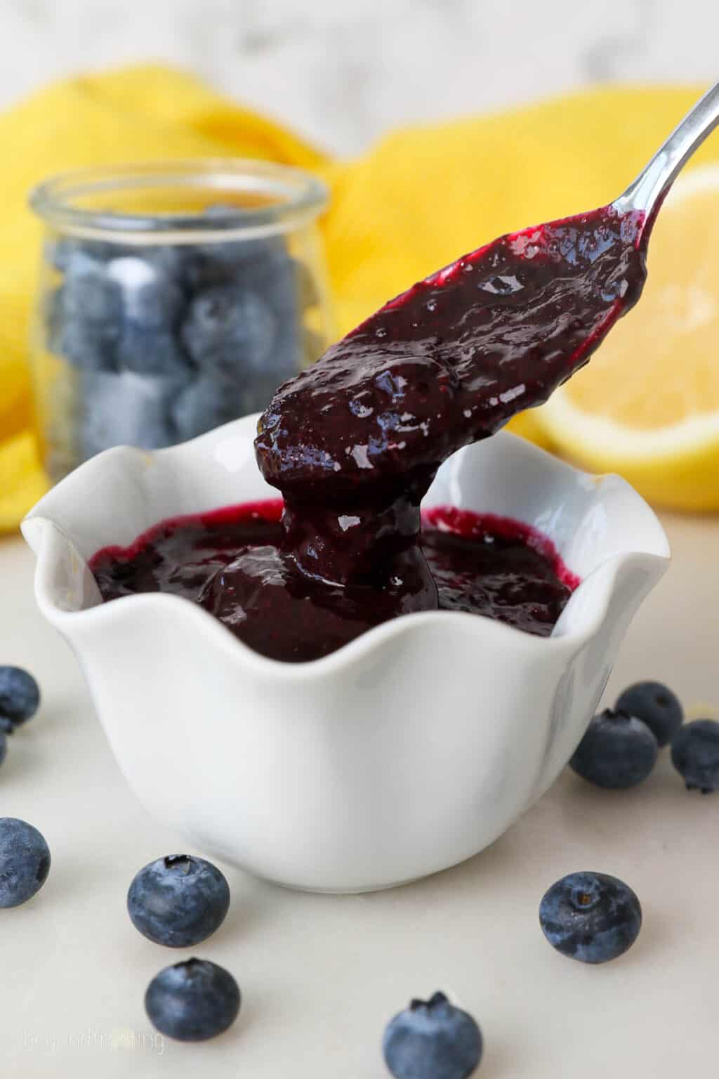 Lemon Blueberry Cupcakes with Blueberry Frosting