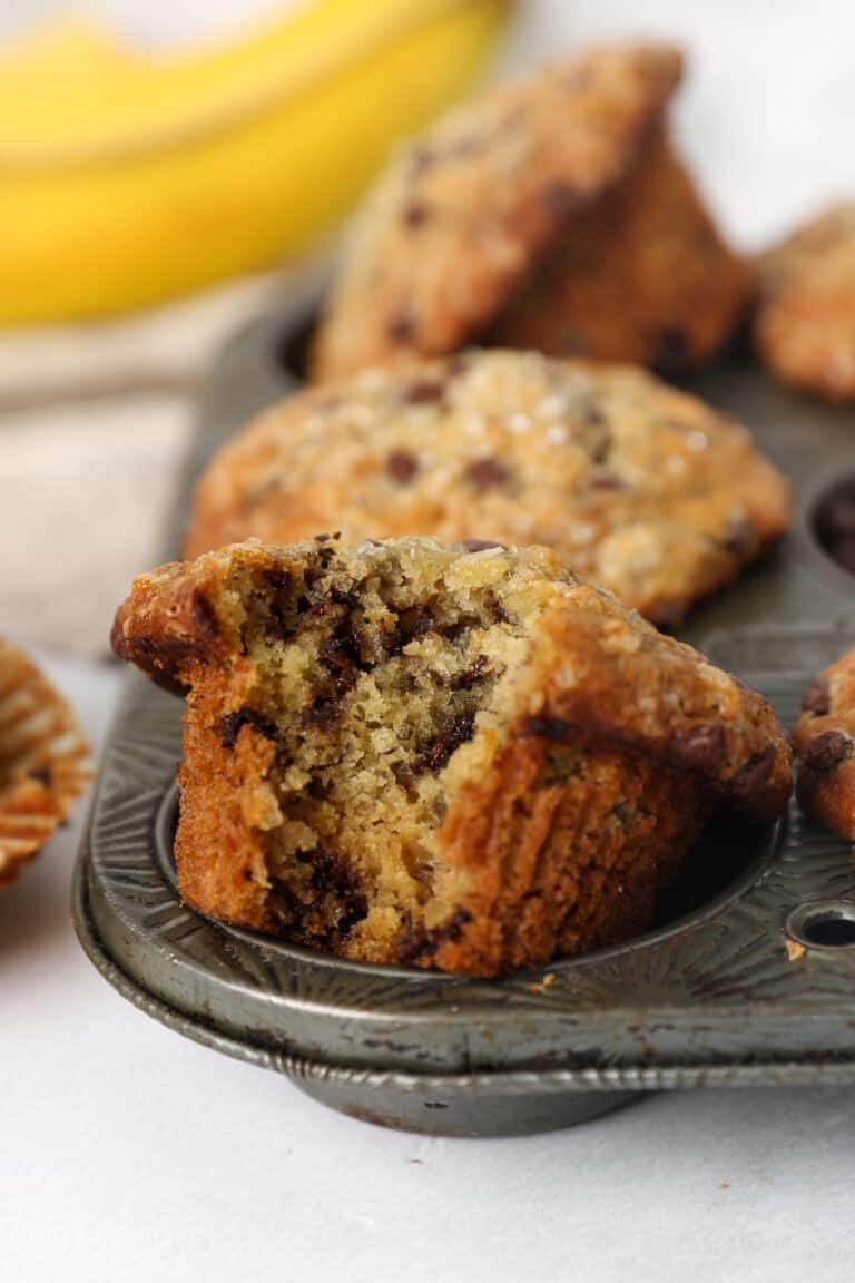 Banana Chocolate Chip Muffins | Beyond Frosting