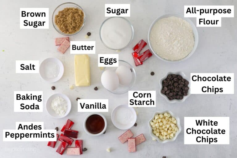 Peppermint Chocolate Chip Cookies | Beyond Frosting