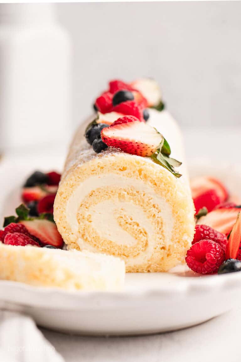 Vanilla Cake Roll | Beyond Frosting