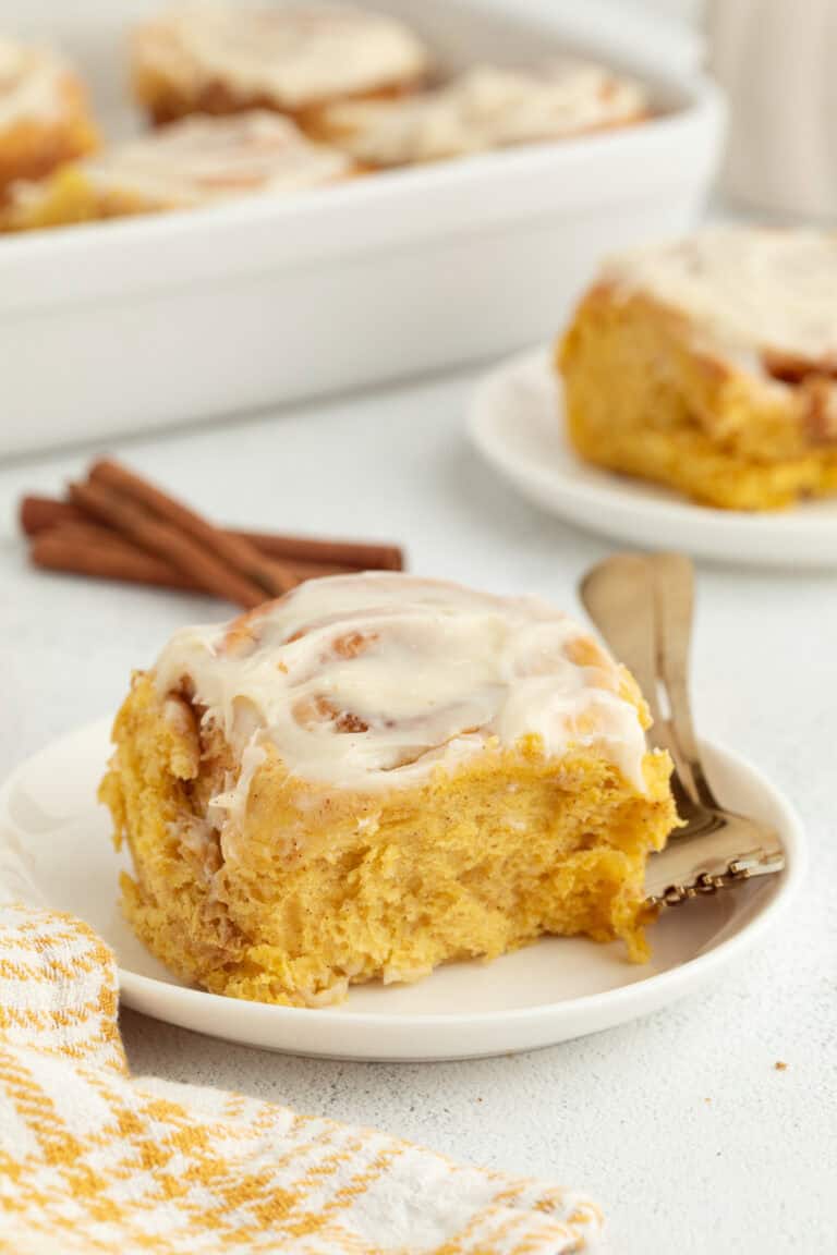 Easy Pumpkin Cinnamon Rolls Recipe | Beyond Frosting