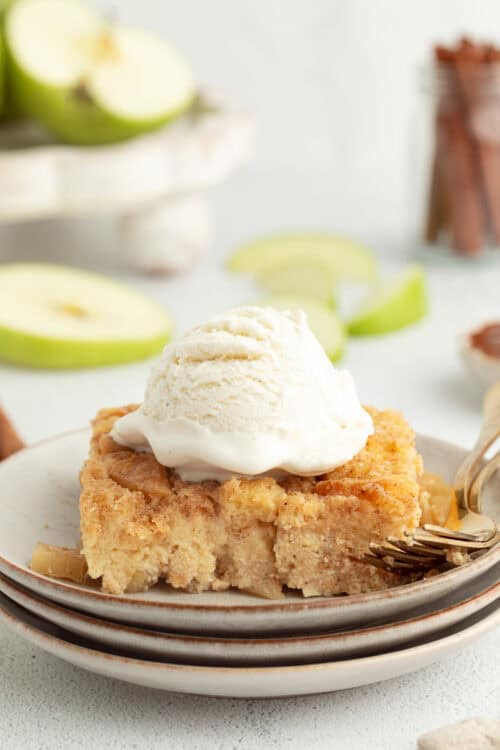 Easy Apple Bread Pudding Recipe | Beyond Frosting