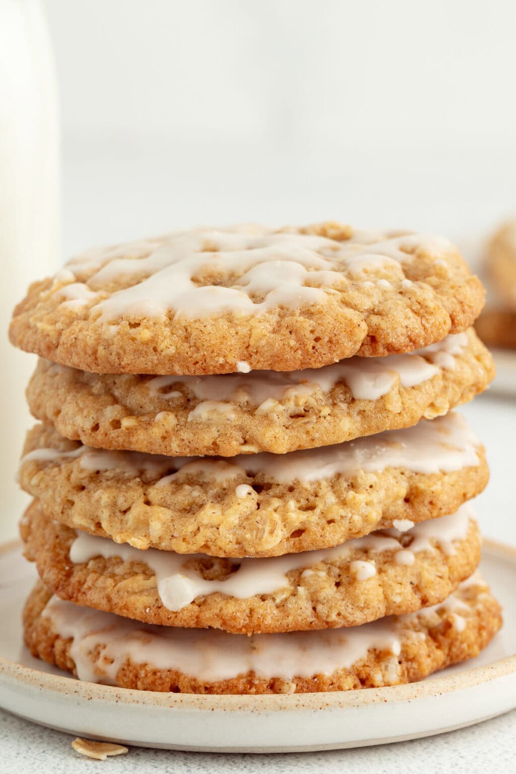 Old-Fashioned Iced Oatmeal Cookies | Beyond Frosting