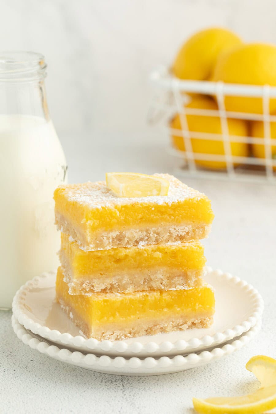Lemon Bars (With Shortbread Crust) | Beyond Frosting